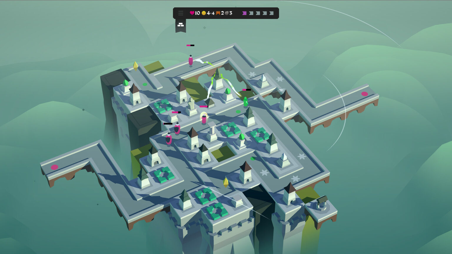 Build Evil Sky Islands in Board Game Meets Tower Defense Isle of Arrows ...
